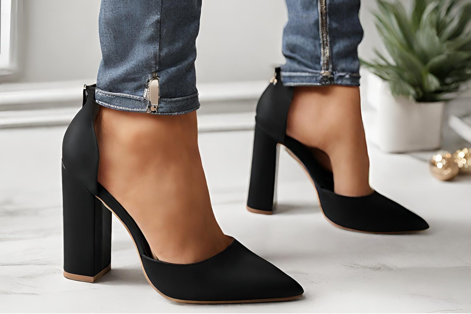 Festliche Schuhe mit kleinem Absatz für Damen | Anlass